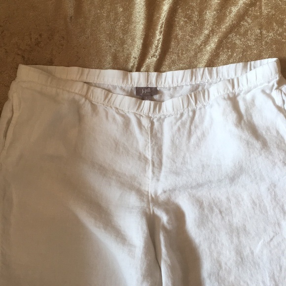 J. Jill | Pants & Jumpsuits | Nwt J Jill Linen Love Full Leg Crops ...